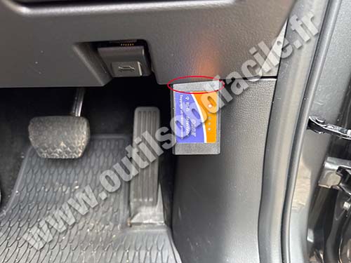 OBD2 port location in Mazda CX60 RHD - (2022 - ...)